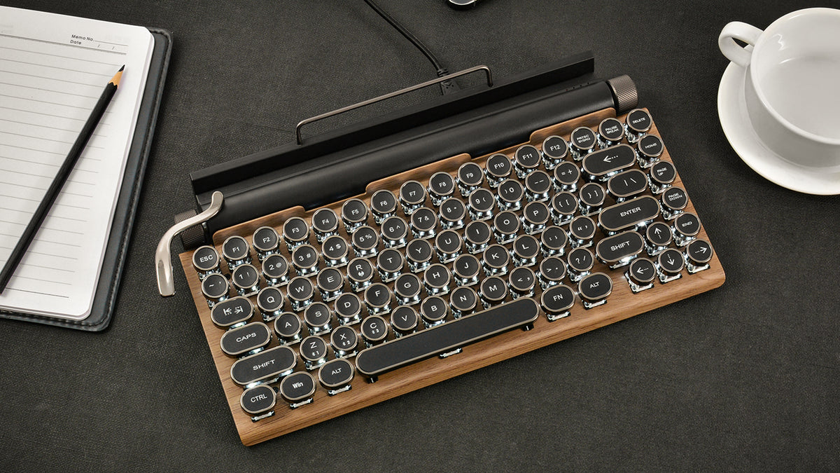 7KEYS® Retro Typewriter Keyboard