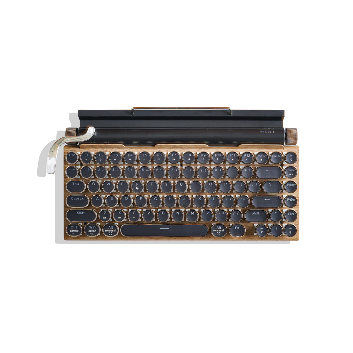 TW1867 Retro typewriter keyboard wood