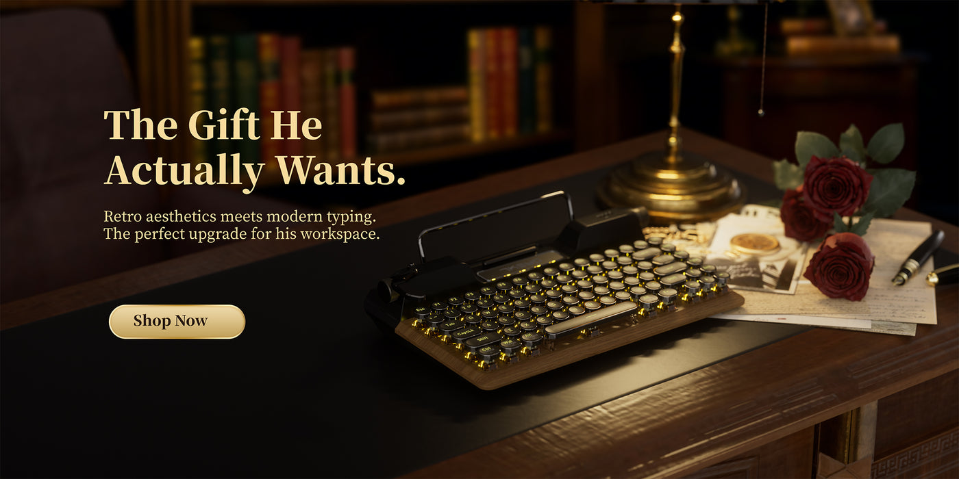 7KEYS® Retro Typewriter Keyboard